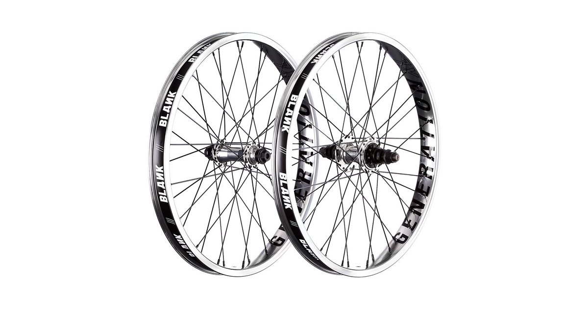 Blank Generation XL BMX Laufradsatz - Poliert} - 20"}