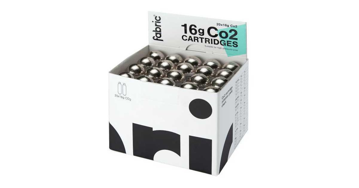 Fabric 20 Units Co2 Cartridge Silber 16 g