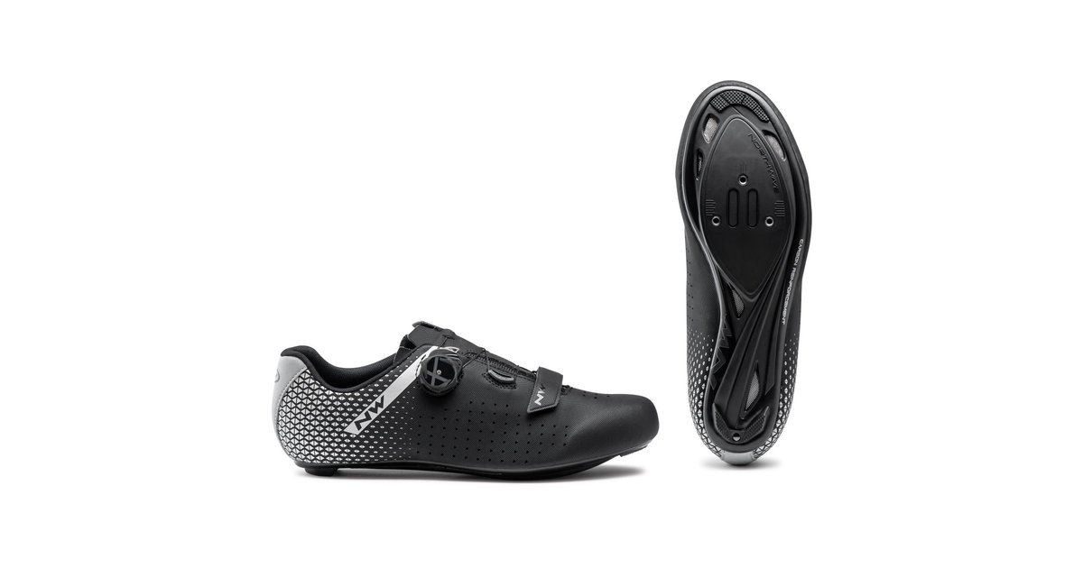 Northwave Core Plus 2 Wide Black/Silver 44