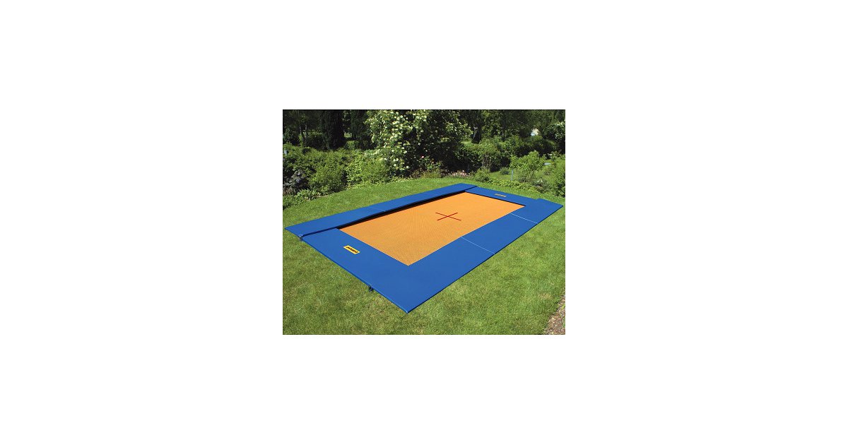 Eurotramp Bodentrampolin, Grand Master, Blau