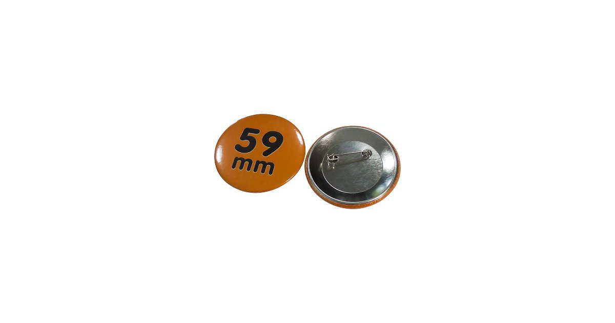 Badgematic Rohmaterial für Buttonmaschine, Für 59 mm Button