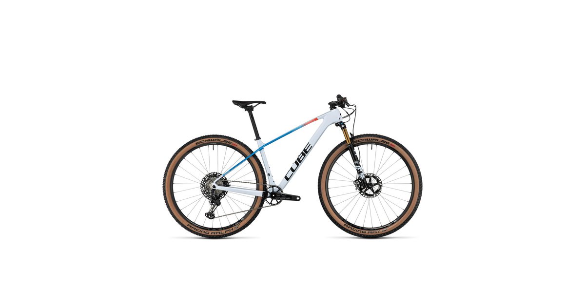 Cube Elite C68X SLX Teamline 27.5 29 Carbon MTB Fahrrad weißblaurot ...