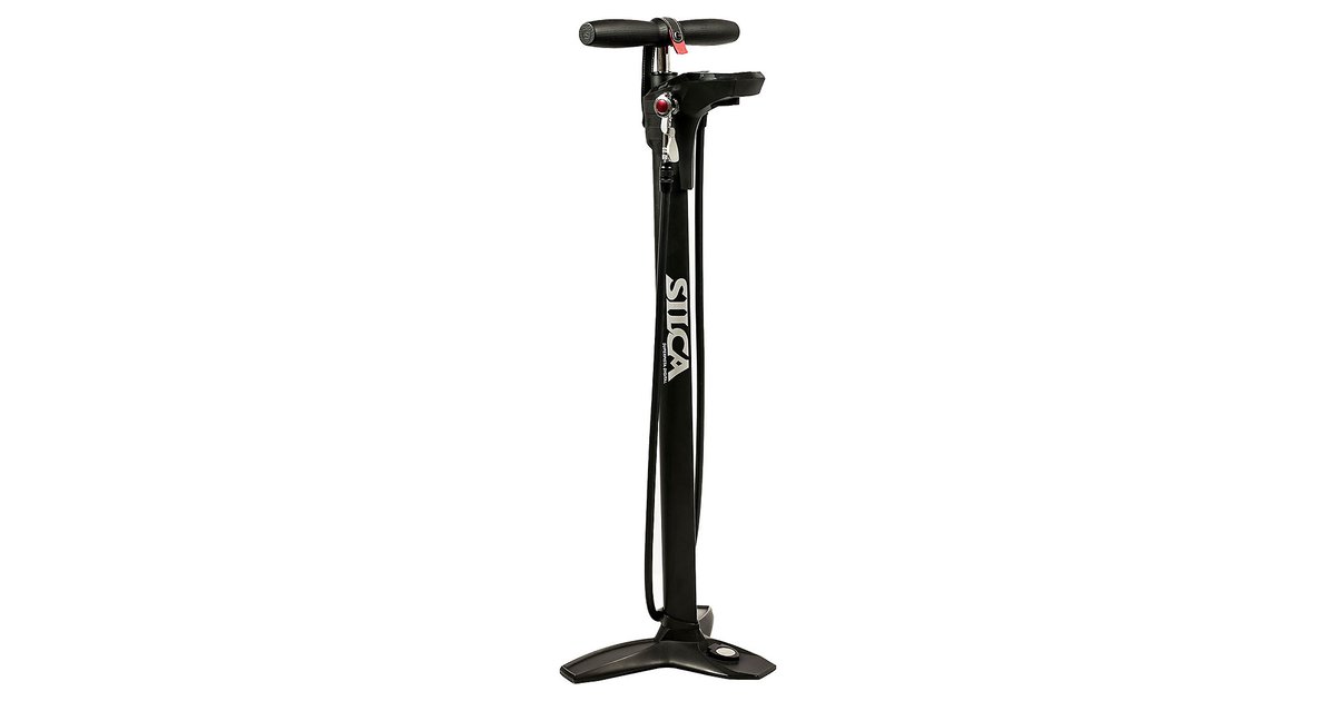 Silca Super Pista Digital Floor Track Pump - Schwarz}