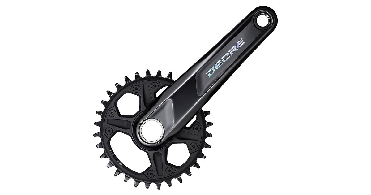 Shimano M6120 Deore 12sp Boost Single Chainset - Schwarz} - Direct Mount