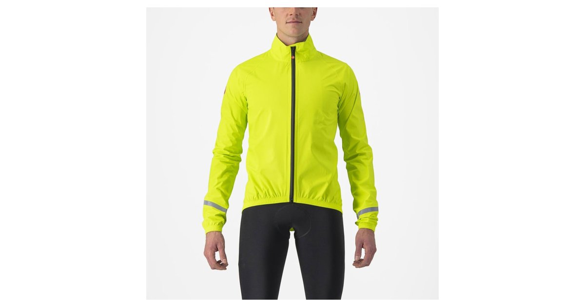 Castelli Emergency 2 Rain Jacket Electric Lime