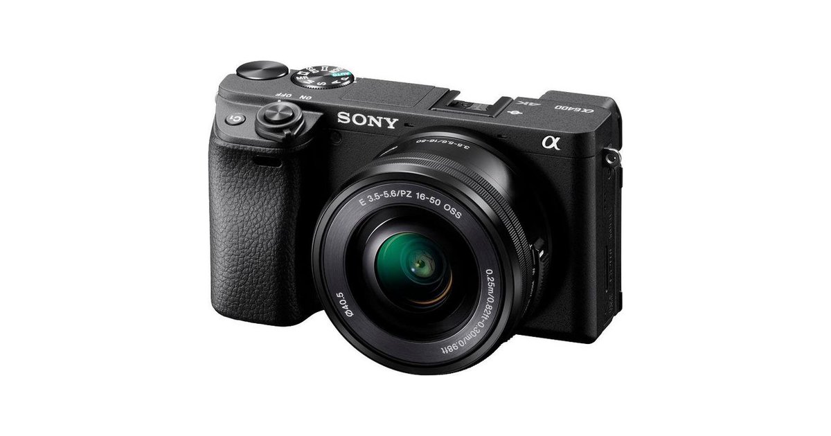 Sony ILCE-6400LB - Alpha 6400 E-Mount Systemkamera (24,2 MP, Bluetooth ...