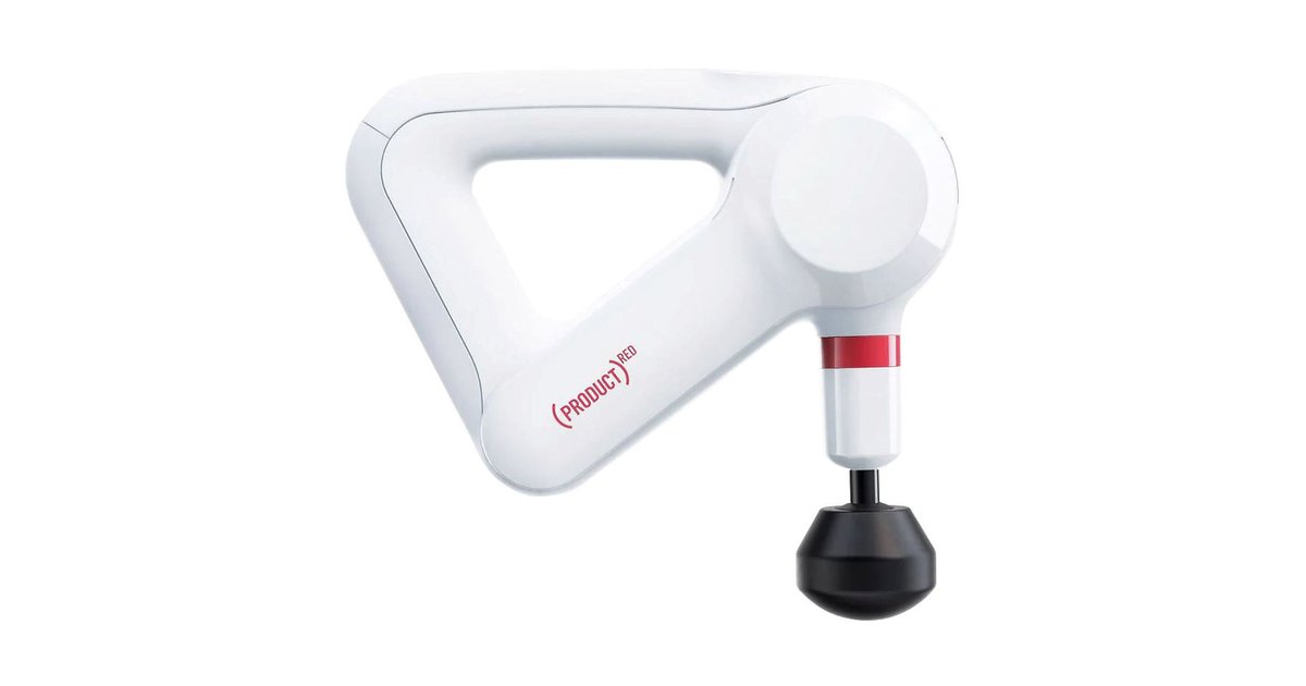 Theragun Elite Product RED Massage Gun - Weiß - rot}
