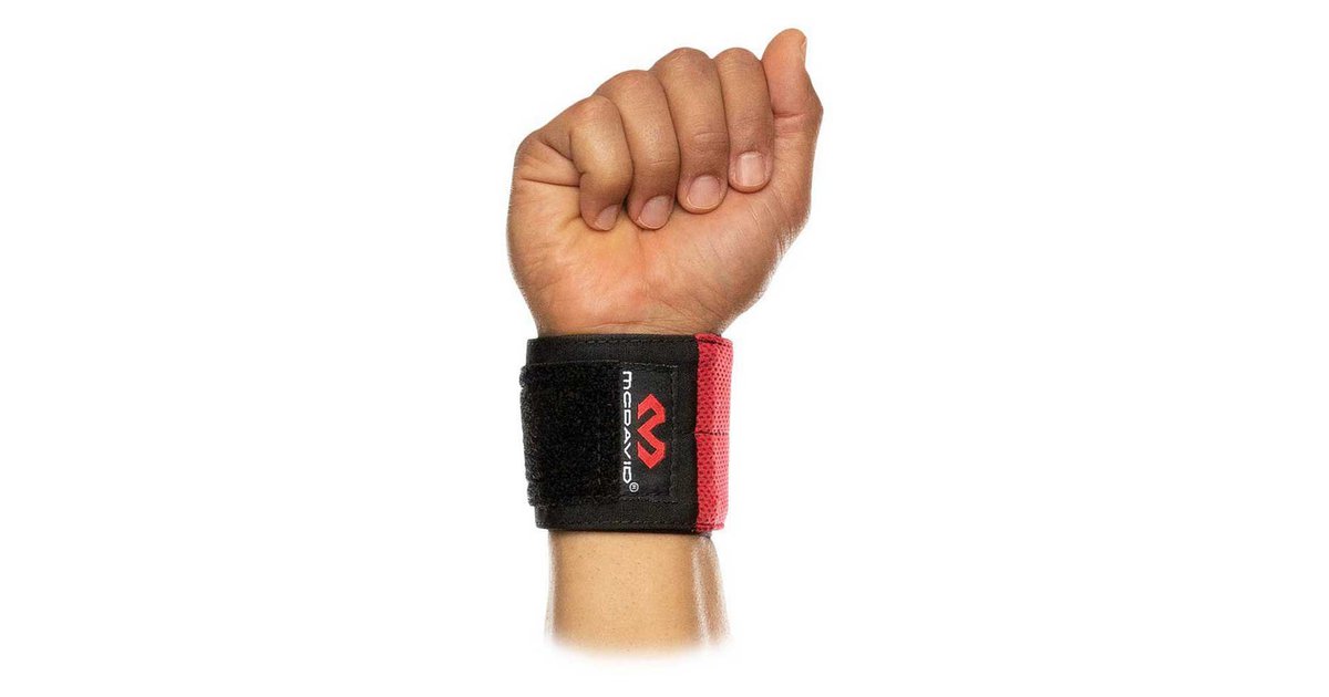 Mc David X-fitness Flex Fit Wrist Wraps Schwarz
