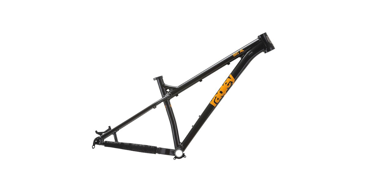 Ragley Big Al Hardtail Rahmen (Himbeere / grau) - Graphite - Mango} - XL}
