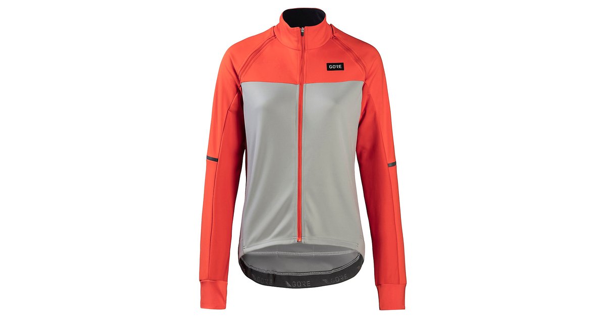 GORE Women's Phantom Cycling Jacket AW21 - Lab Grey-Fireball} - 40}