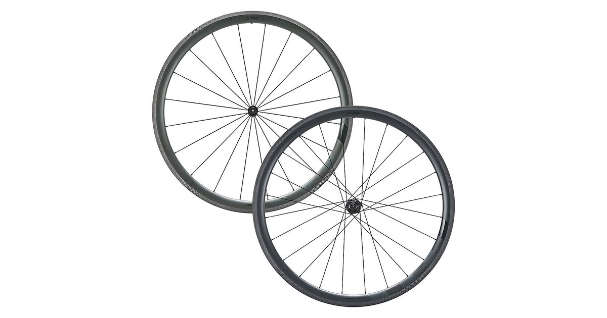 Prime Primavera 38 Carbon Rim Brake Wheelset 2022 - Schwarz} - 700c}