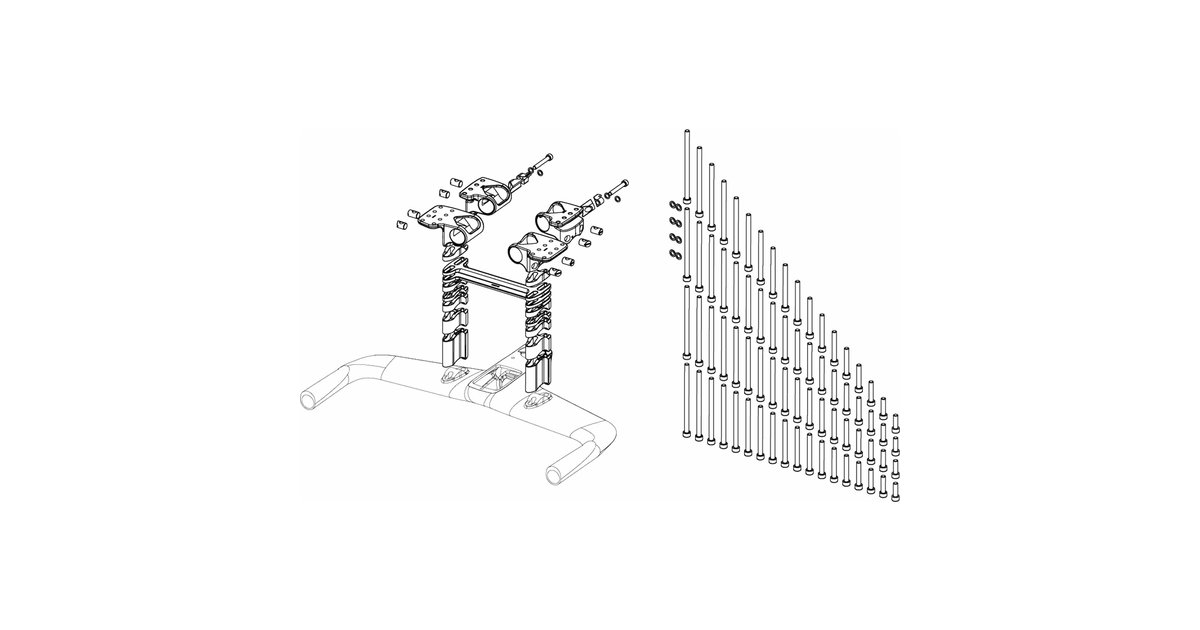 Cube Bracket Set für Lenkeraufsatz Aerium