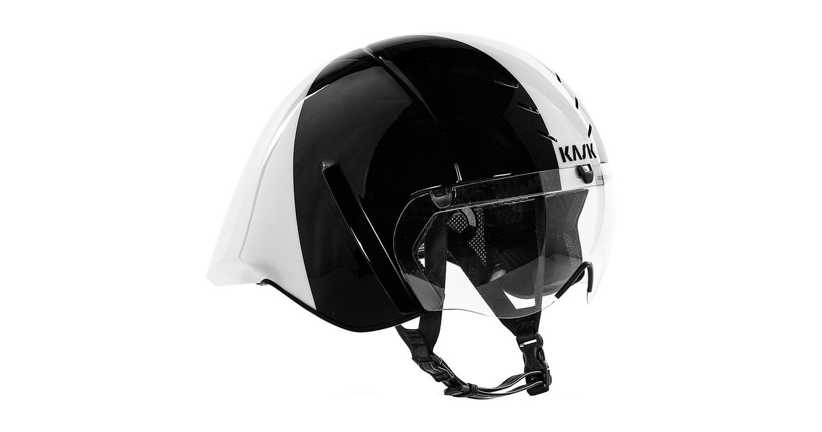 KASK Mistral LW Aero Helmet SS22 - Schwarz - Weiß} - L}