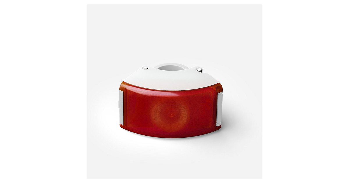 Bookman Curve Rear Light - Weiß} - Fits 22 - 42mm}