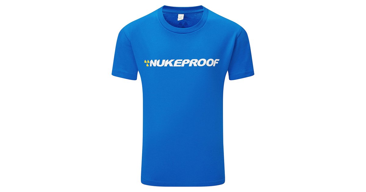 Nukeproof Kinder Casual Signature T-Shirt - Denim Blue} - 9-10 years}