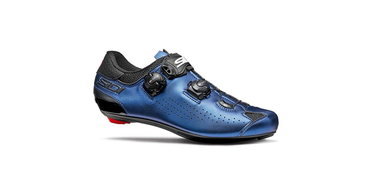 Sidi Genius 10 Road Shoes - Iridescent Blue} - EU 47.3}