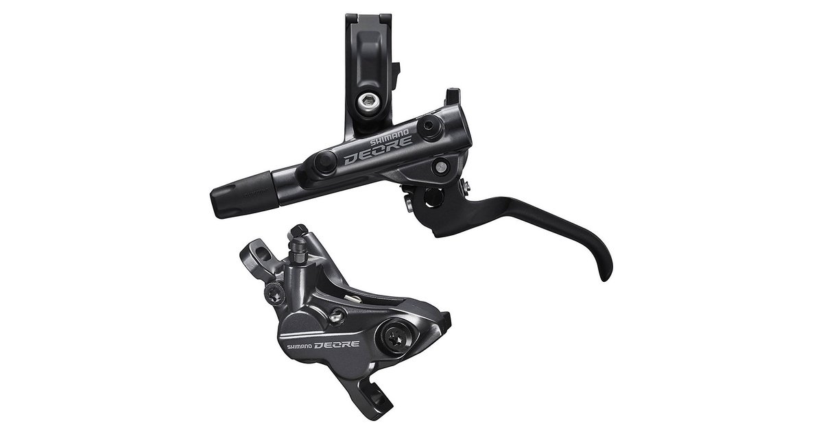 Shimano Deore M6120 Disc Brake (M6100 Lever) - Schwarz} - RH Rear 1650mm}