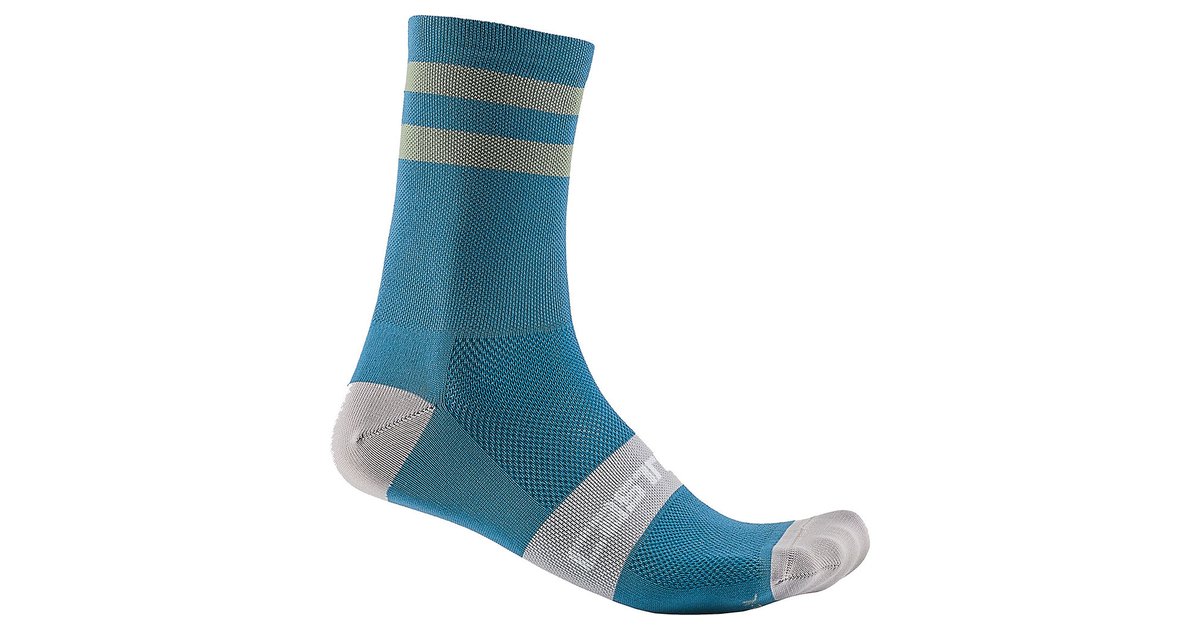 Castelli Velocissimo Kit Socks SS22 - Marine Blue-Green Tea} - XXL}