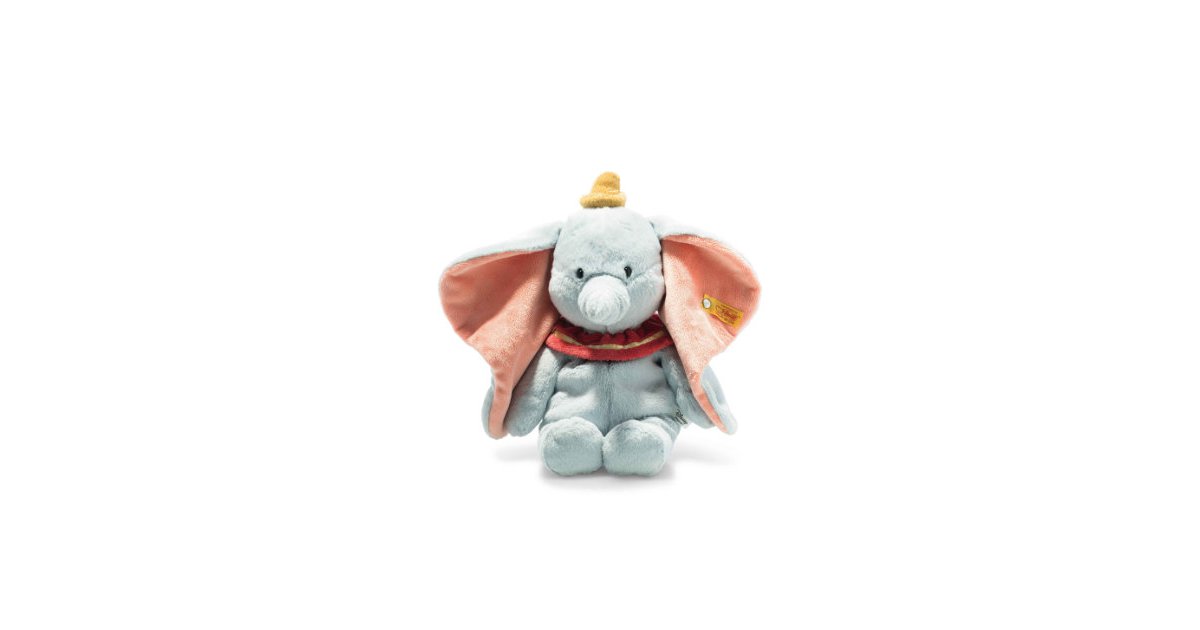 Steiff Disney Soft Cuddly Friends Dumbo hellblau, 30 cm