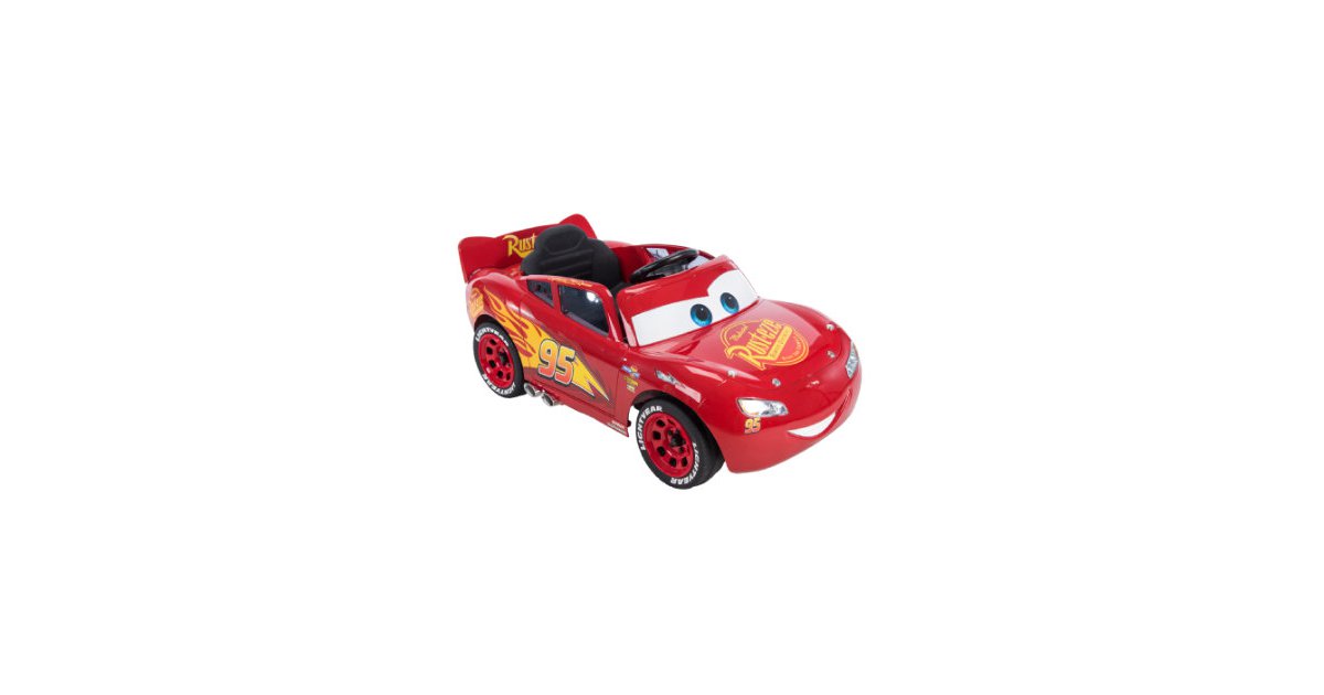 HUFFY Disney Cars Lightning McQueen Auto 6V, rot