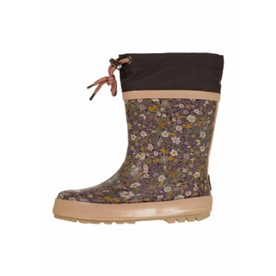 WHEAT Gummistiefel Thermo Rubber Boot Print Eggplant Flowers