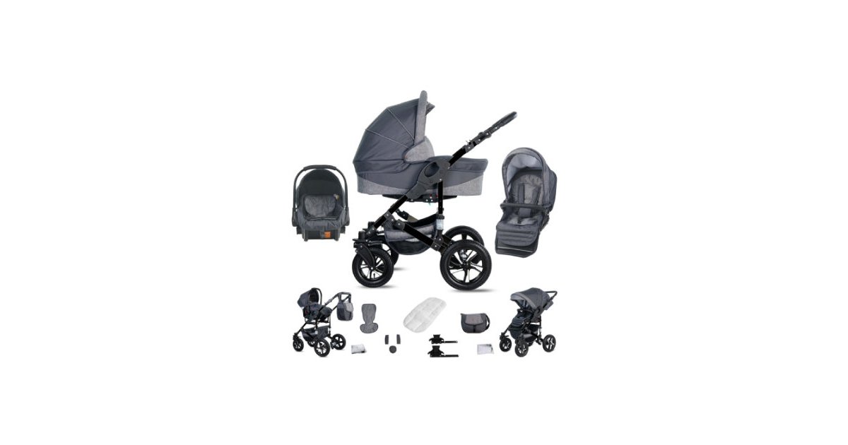 Friedrich Hugo Münster / 3 in 1 Kombi Kinderwagen Komplettset ...