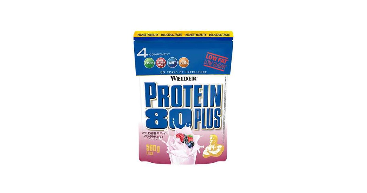 Weider Germany Gmbh Weider Protein 80 Plus, 500g, Banana