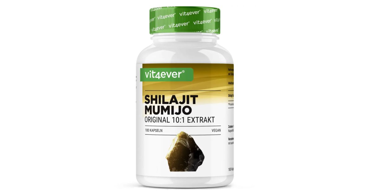 Vit4ever Mumijo Shilajit, 180 Kapseln