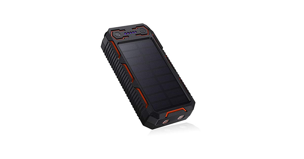 POWERADD Apollo 26800mAh Dual USB Tragbare Solar Ladegerät, Solar ...