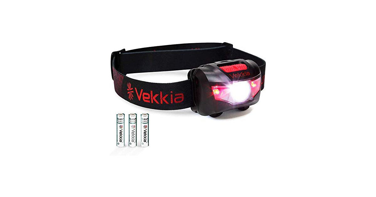 Vekkia Super hell Cree LED Kopflampe 160 Lumen stirnlampe,5 ...