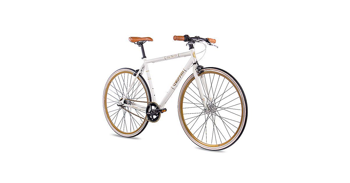 CHRISSON 28 Zoll Retro Rennrad Vintage Bike - Vintage Road N3 Weiss 56 ...