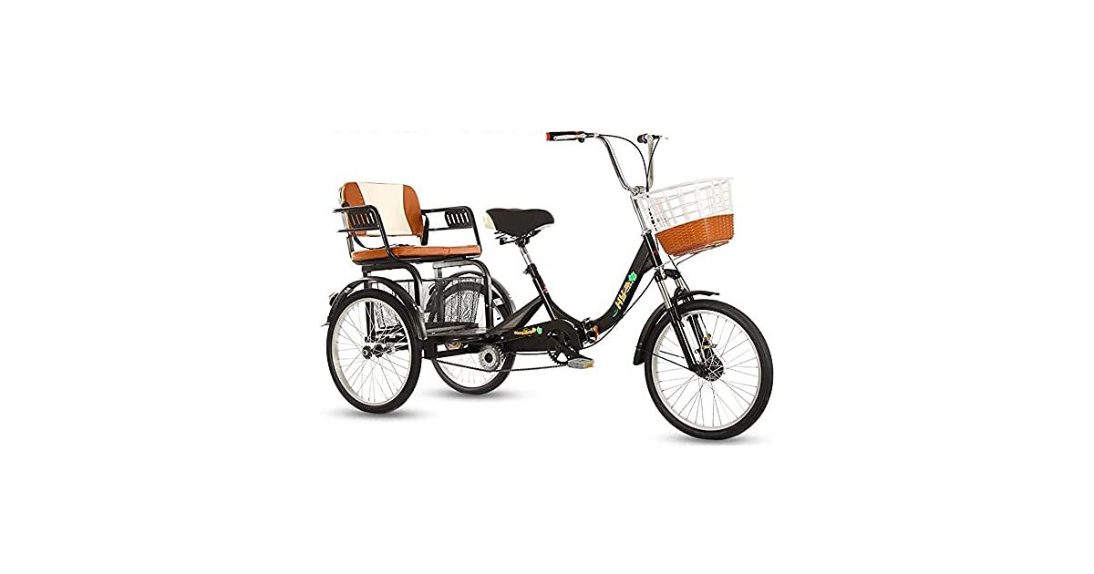 XBR 3-Rad-Fahrrad für Erwachsene,20-Zoll-Dreirad-Fahrräder für ...