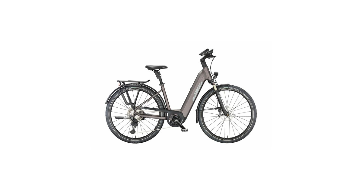 KTM MACINA STYLE 710 elderberry matt (grey+orange) 2023 28"; 750 Wh Wave