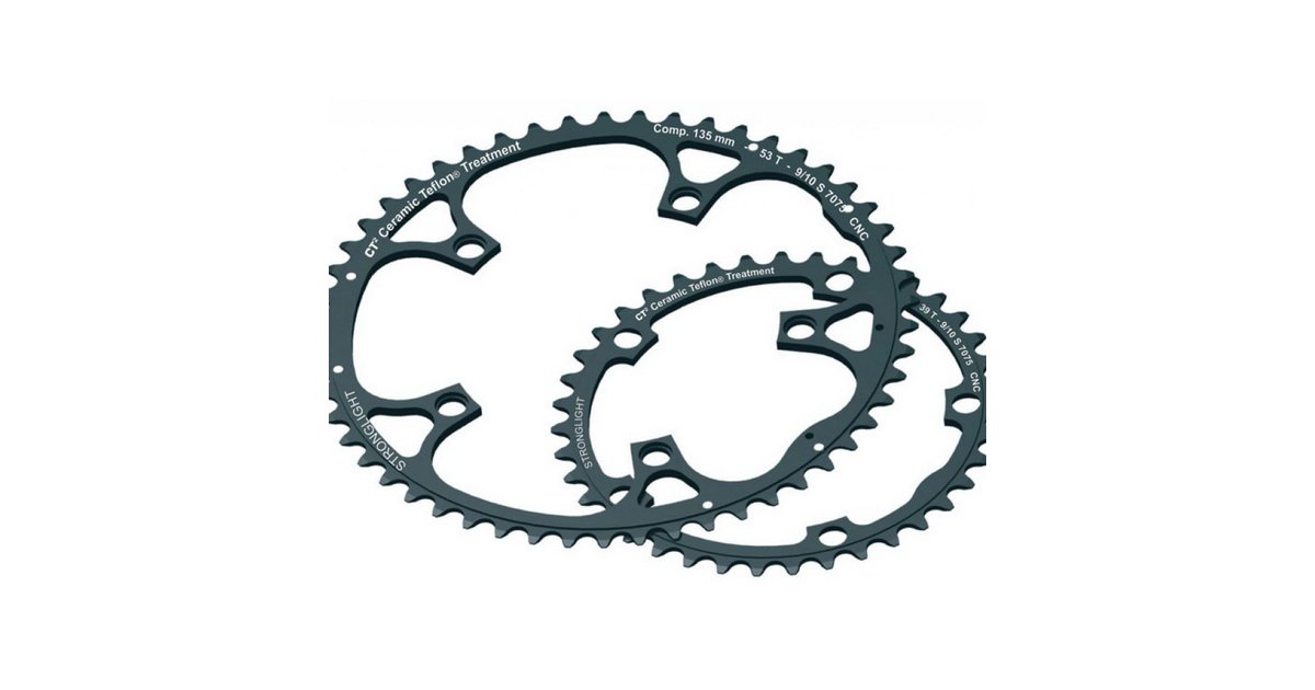 Stronglight Stronglight Kettenblatt Type Zähne CT2 11-fach (Schwarz)