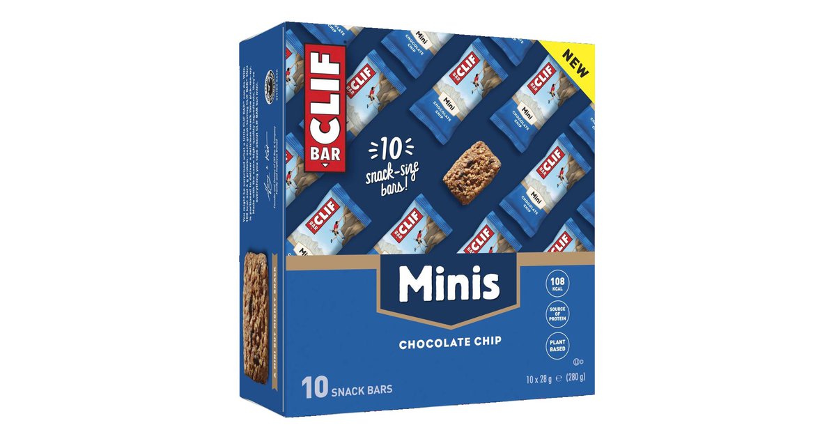 Clif Bar MINI Riegel Chocolate Chip Karton Karton (10 x 28g)
