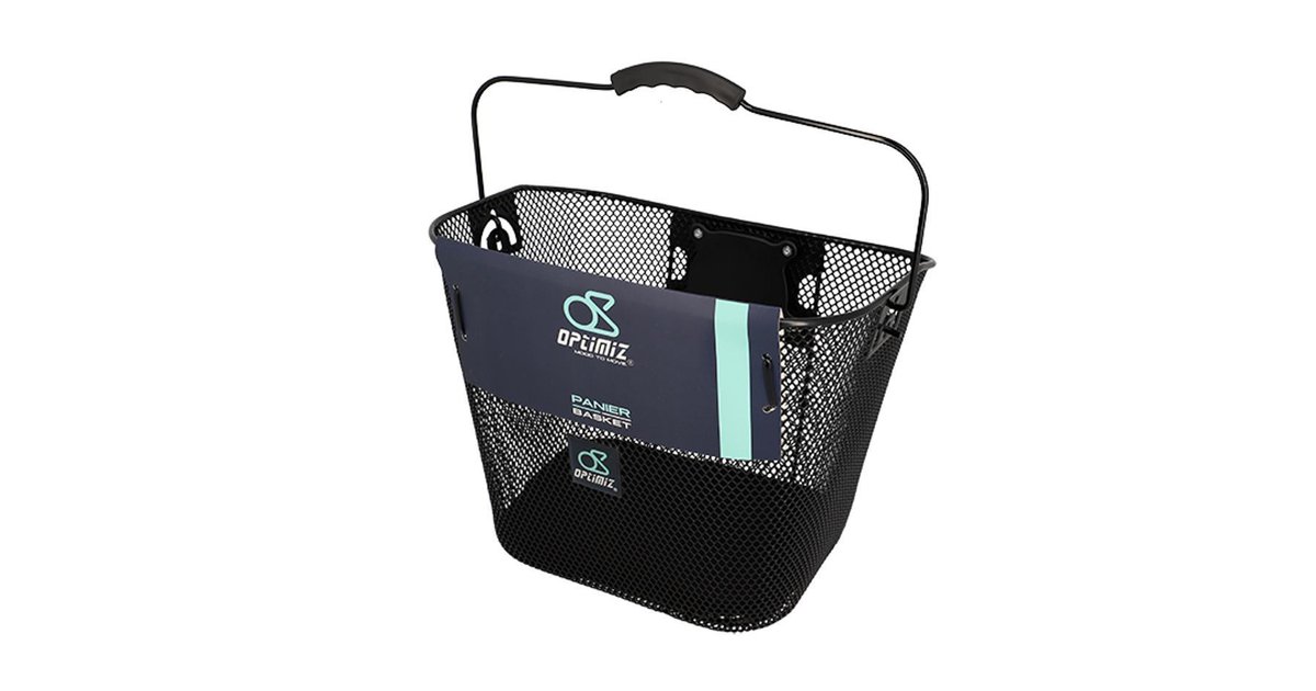 Optimiz Vorderer Korb mit Clip Stahl Mesh Befestigung e bike / vae auf ...