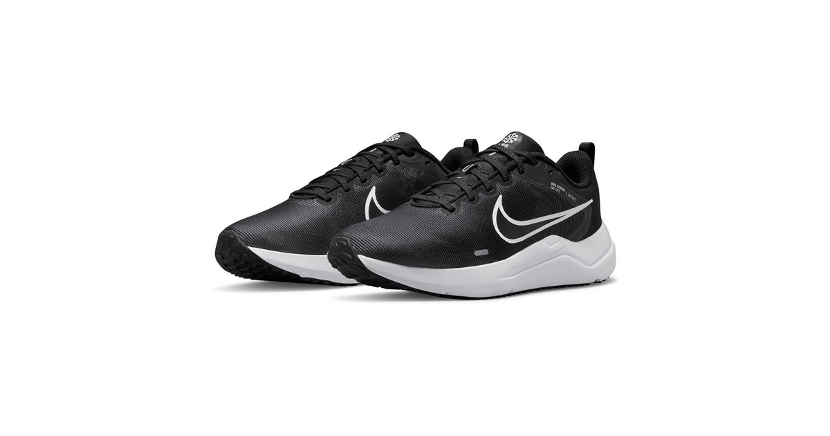 Nike Downshifter 12 Laufschuhe Damen black/white-smoke grey-pure ...