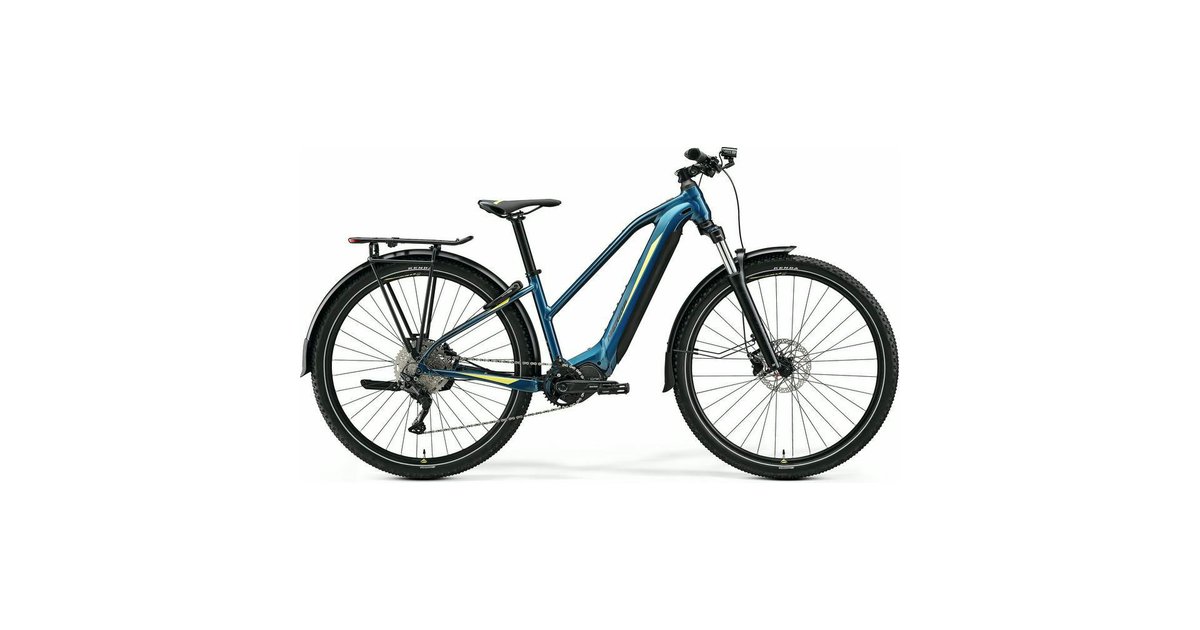 Merida E-Bike Merida eBig.Tour 400 EQ 29er S, Türkisblau/Lime frei Haus