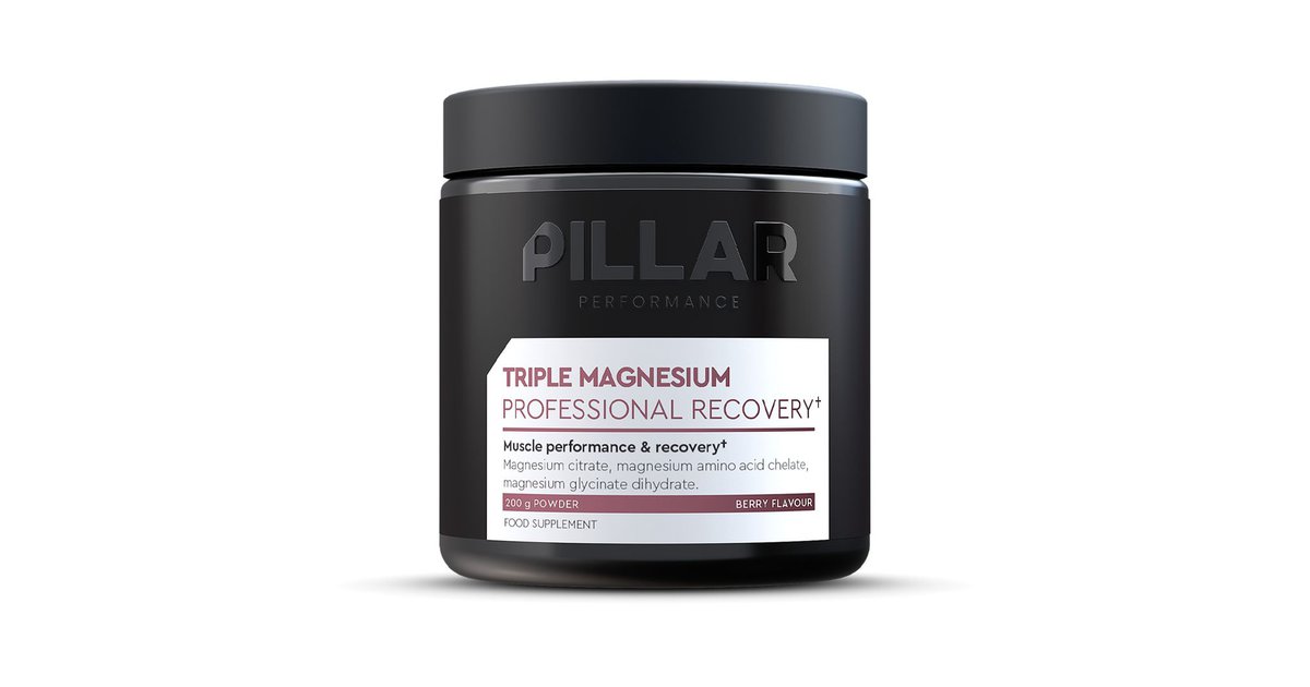 Pillar Triple Magnesium Recovery Powder Berry (200g)
