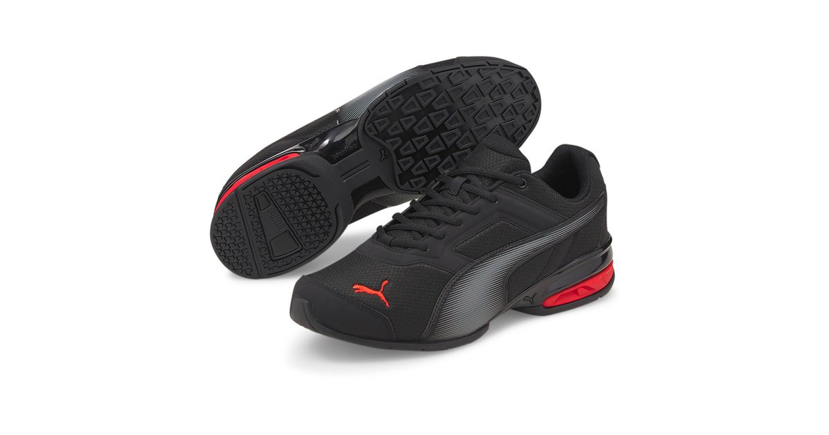 Puma Tazon 7 Laufschuhe black/high risk red 40