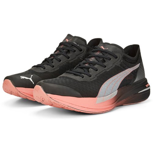 Puma Deviate Nitro Elite Carbon Laufschuhe Damen black/carnation pink ...