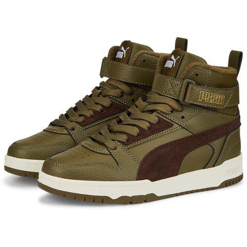 Puma RBD Game Winterized Mid-Top Sneaker gefüttert Kinder deep olive ...
