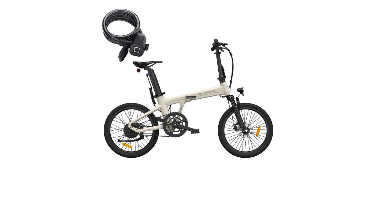 Ado E-Bike Air 20S Elektrofahrrad, bike,klapprad Riemenantrieb,Citybike,20 zoll, 1 Gang ...