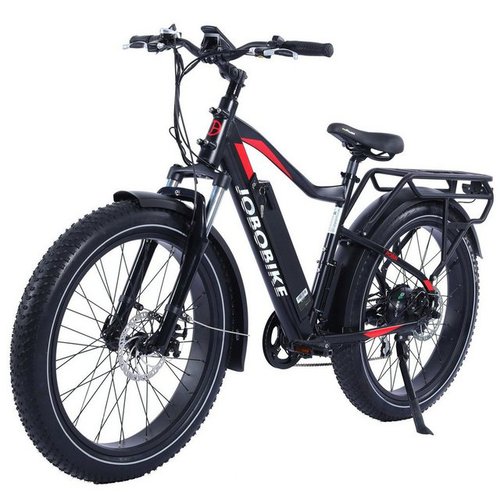 JOBOBIKE E-Bike 26 Zoll Fat Tire Elektrofahrrad Robin, 7 Gang Shimano ...