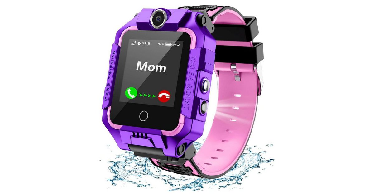 Livego Smartwatch (Android, iOS), Smartwatch-Telefon mit 360° Drehbarem ...