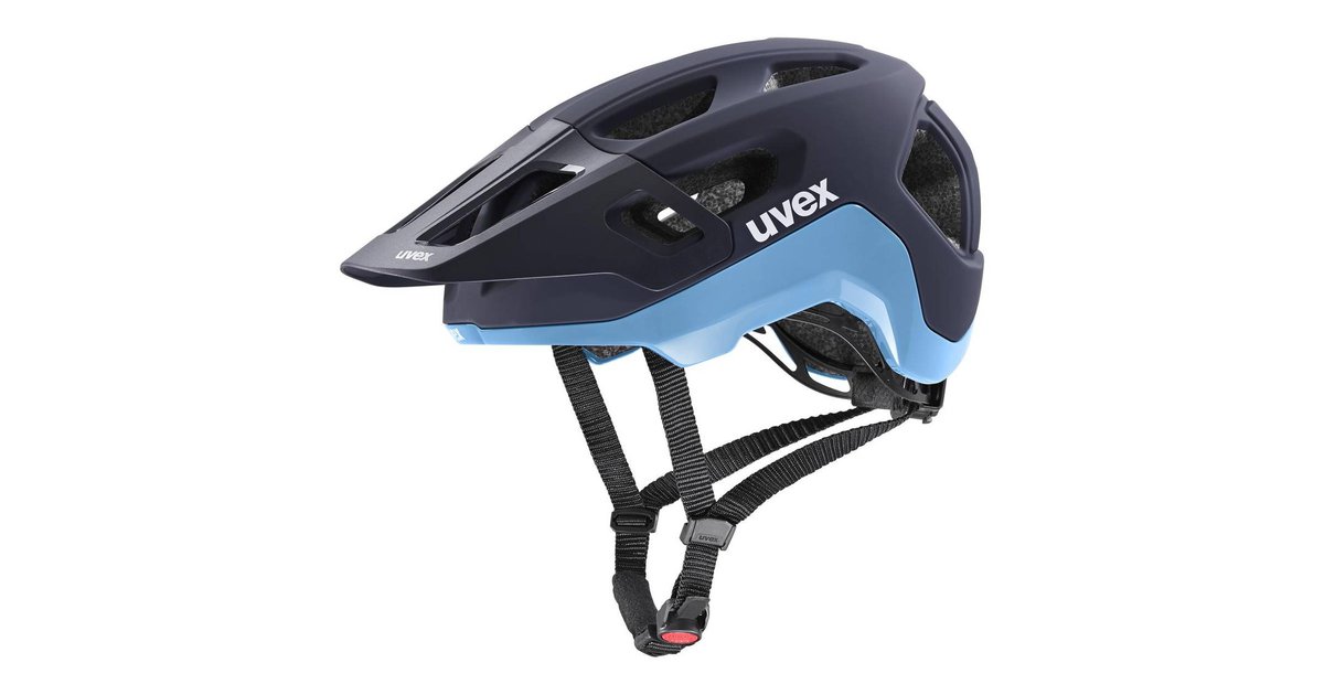 Uvex React MTB Fahrrad Helm matt schwarzblau 2024 59-61cm