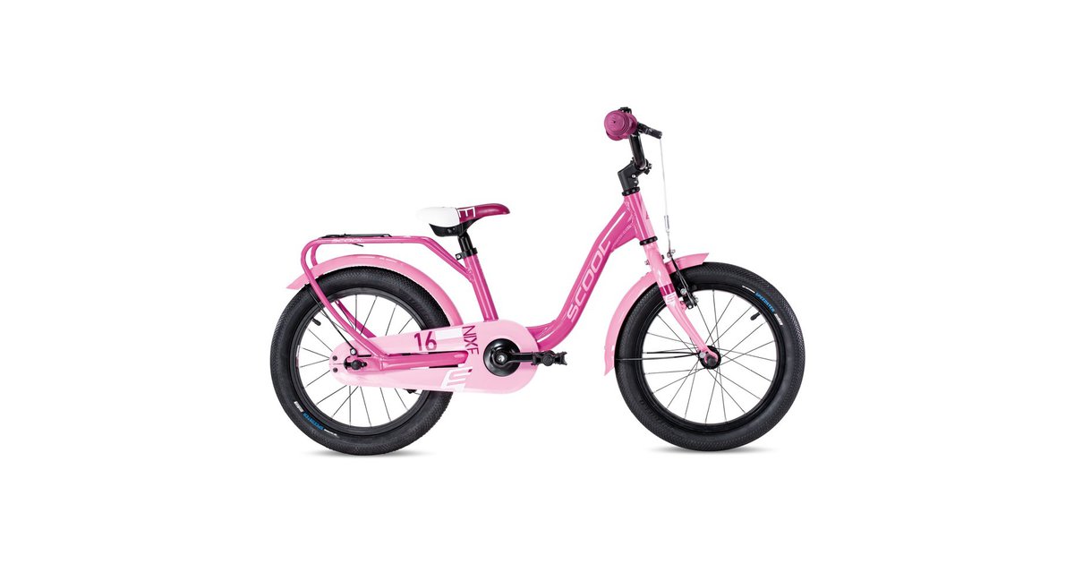 S'cool niXe 16 1-Gang Kinderfahrrad Pink Modell 2023