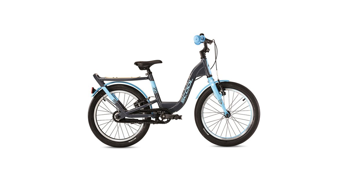 S'cool niXe Evo 18 Kinderfahrrad Grau Modell 2021