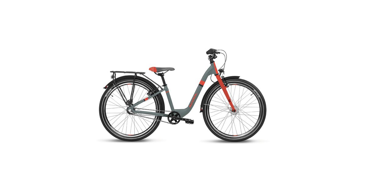 S'cool chiX SL 26 7-Gang Jugendfahrrad Grau Modell 2023