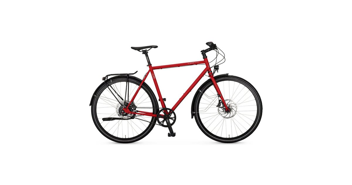 VSF-fahrradmanufaktur T-900 Rohloff Disc Citybike Rot Modell 2022